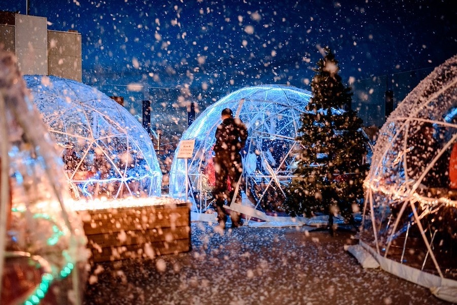 Restaurants with Dome Dining, Dining Igloos, and More in Chicagoland