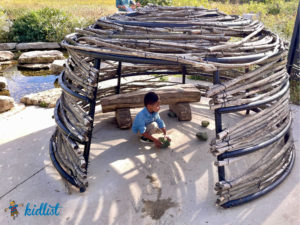 Bison's Bluff Nature Playground at Spring Valley in Schaumburg is an ...